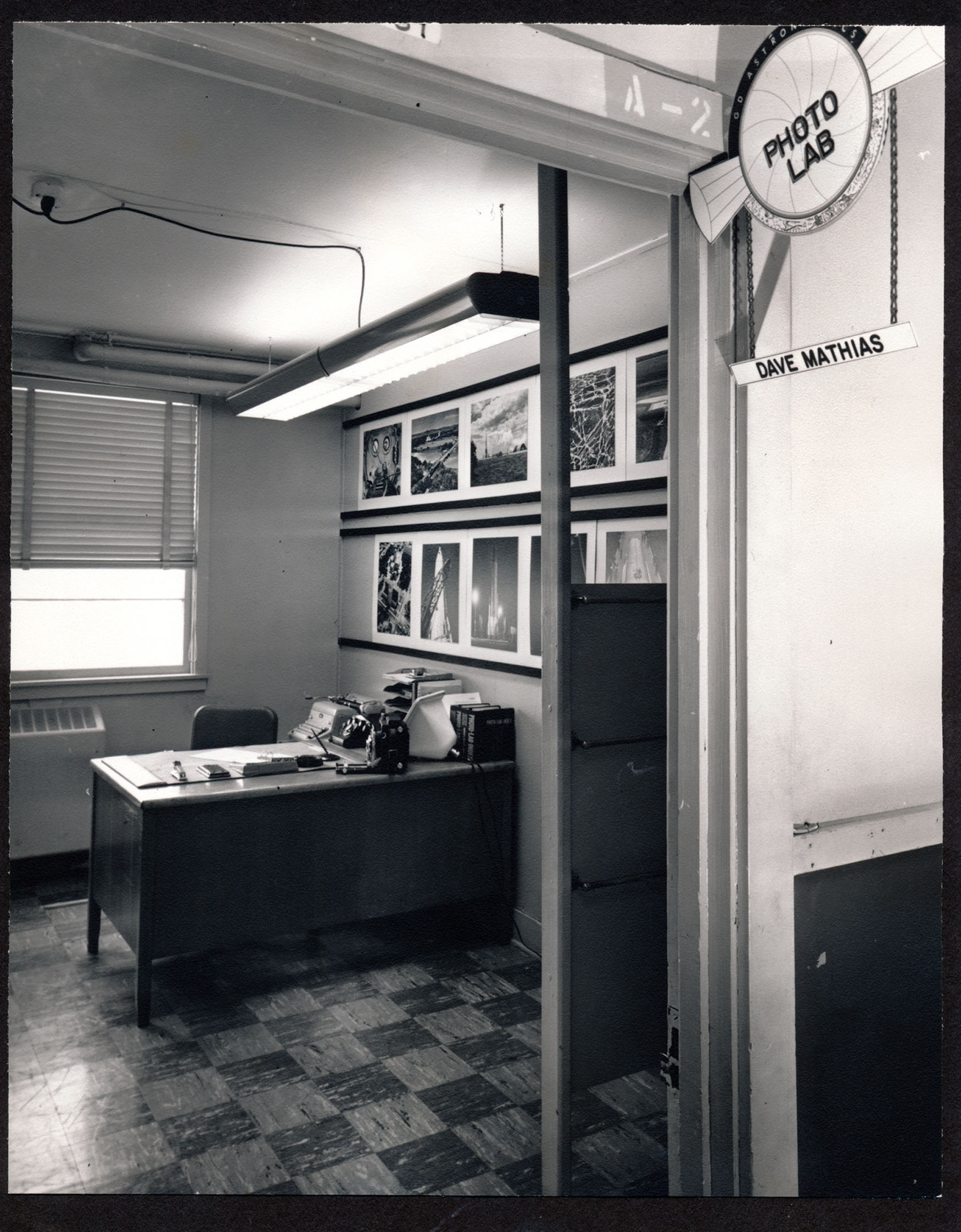 1962–SCHILLING AFB–GDA-DAVES OFFICE WITH SIGN – Flint Hills Special